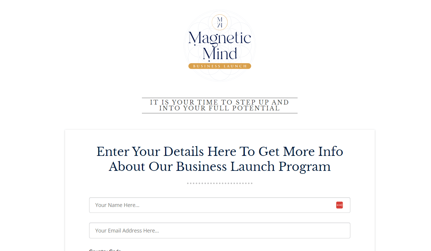 Magnetic Mind Business Launch