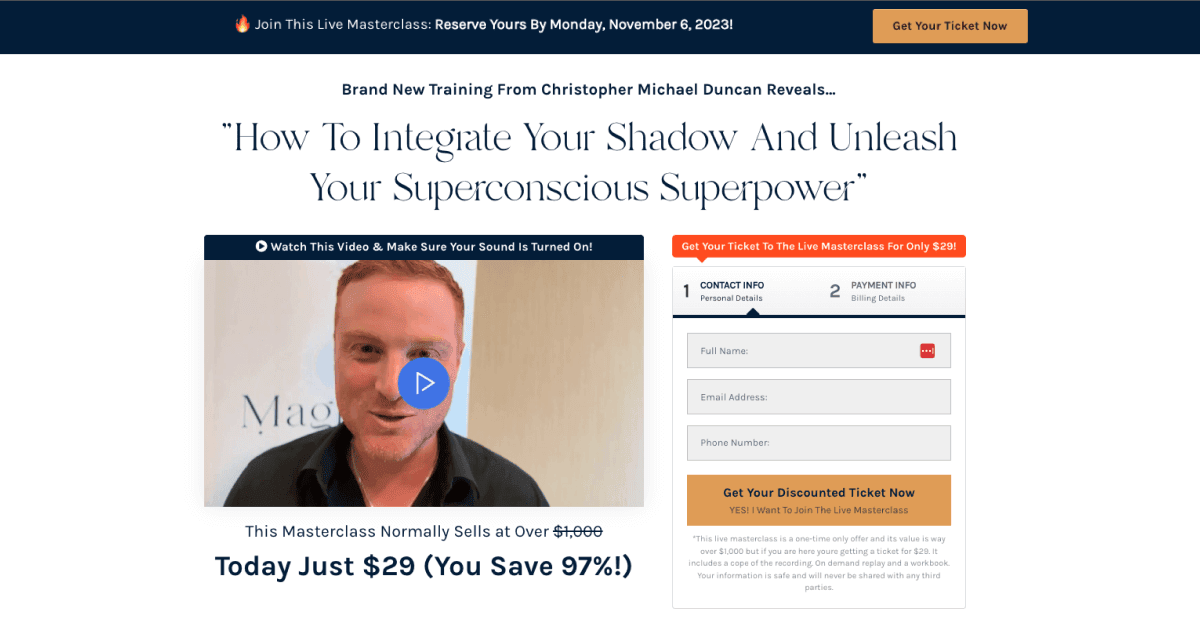 Superconscious Superpower | Live Masterclass