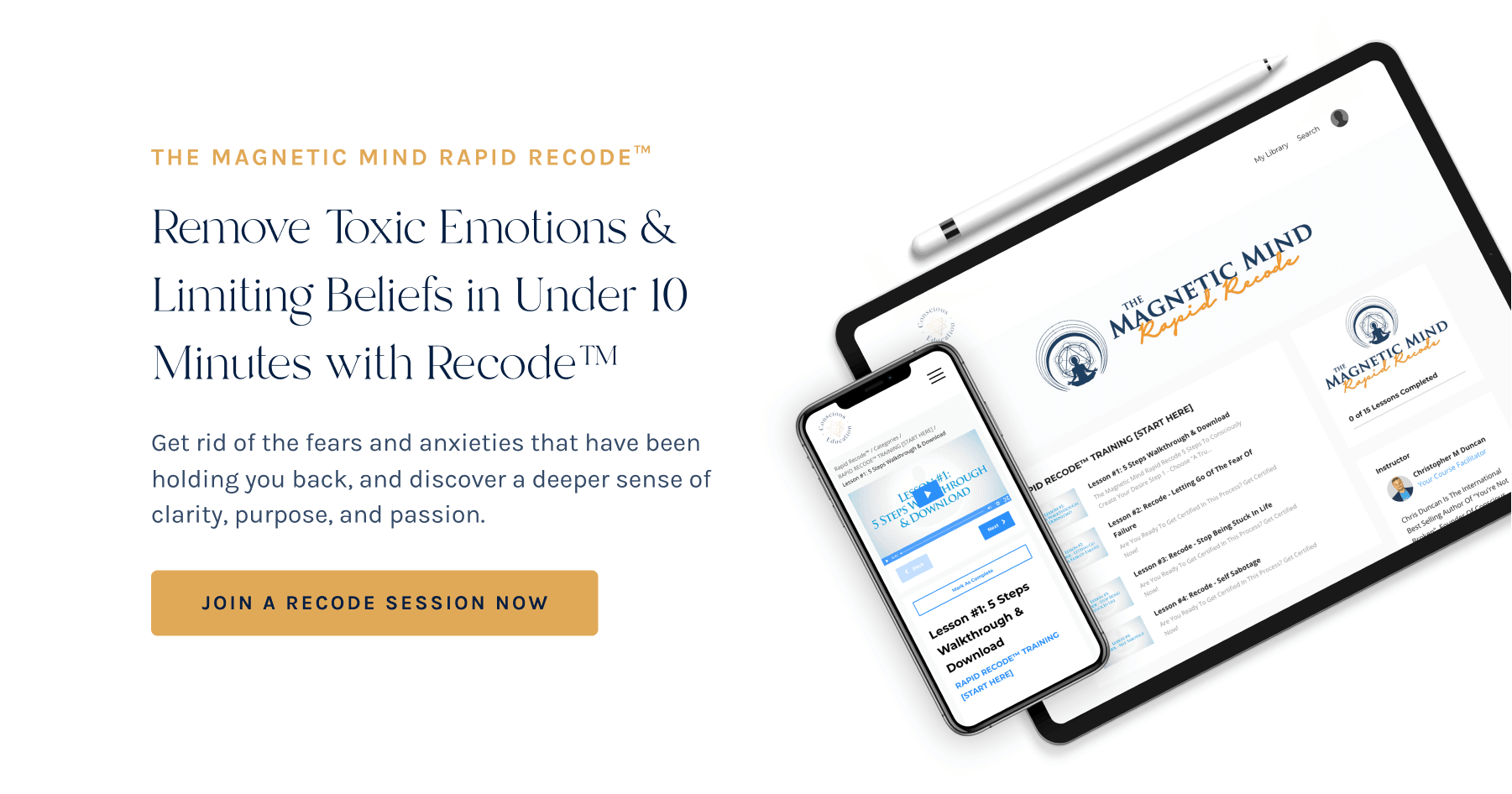 RECODE™ | Remove Toxic Emotions And Limiting Beliefs In Under 10 Minutes